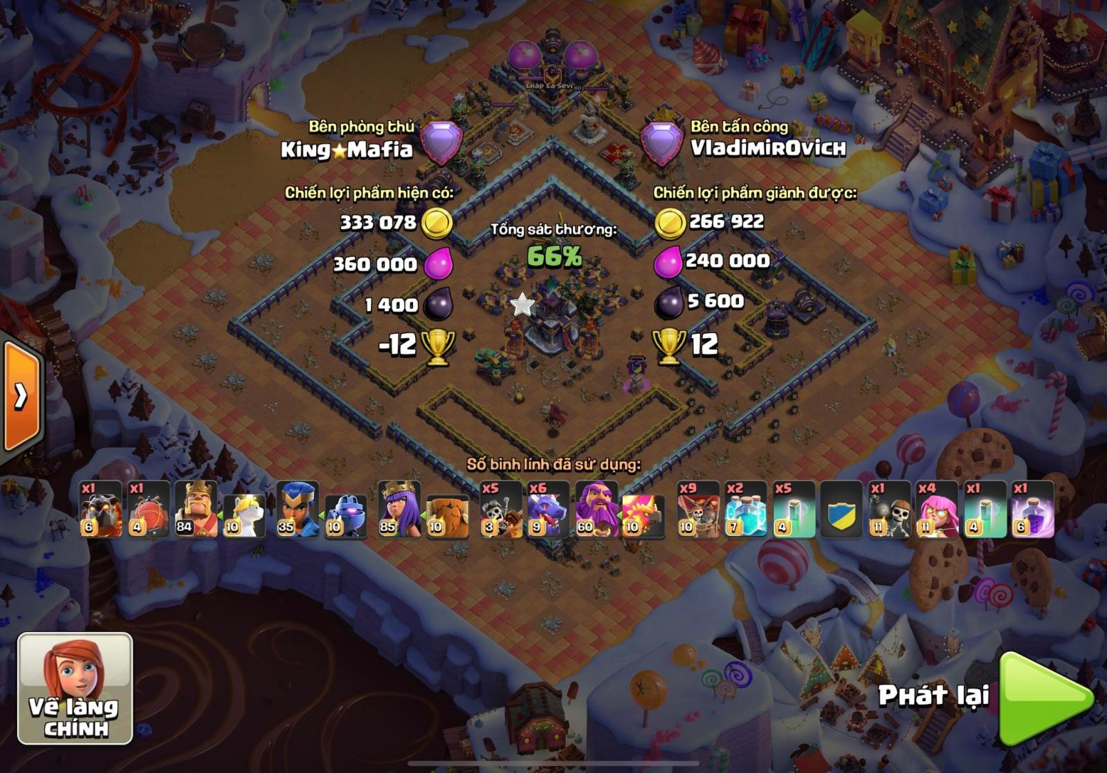 Base TH15 Troll 1 Sao Tàng Hình Nhà Chính Leo Rank 5k7 Huyền Thoại Clash of clans